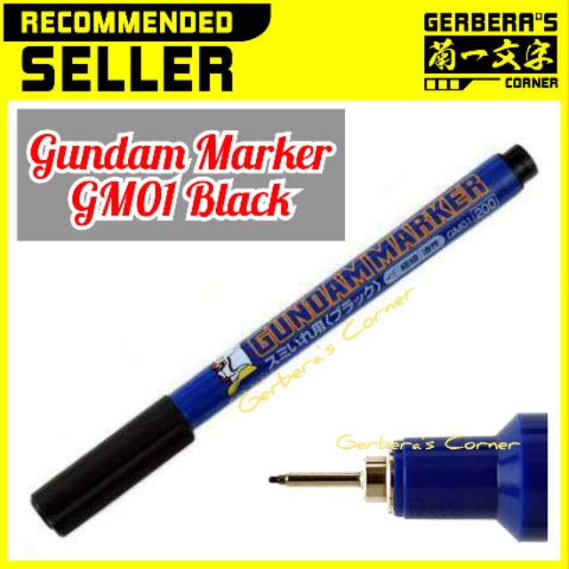 Jual Gundam Marker GM01 Black for Lining - Marker Liner Super Fine ...
