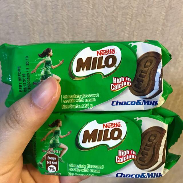 Jual MILO COOKIES - CHOCO MILK Biskuit Milo ISI 4 -Milo Cookies ...