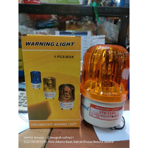 Jual Lampu Rotari / Warning Light LTE-1101 AC 220 V murah | Shopee Indonesia