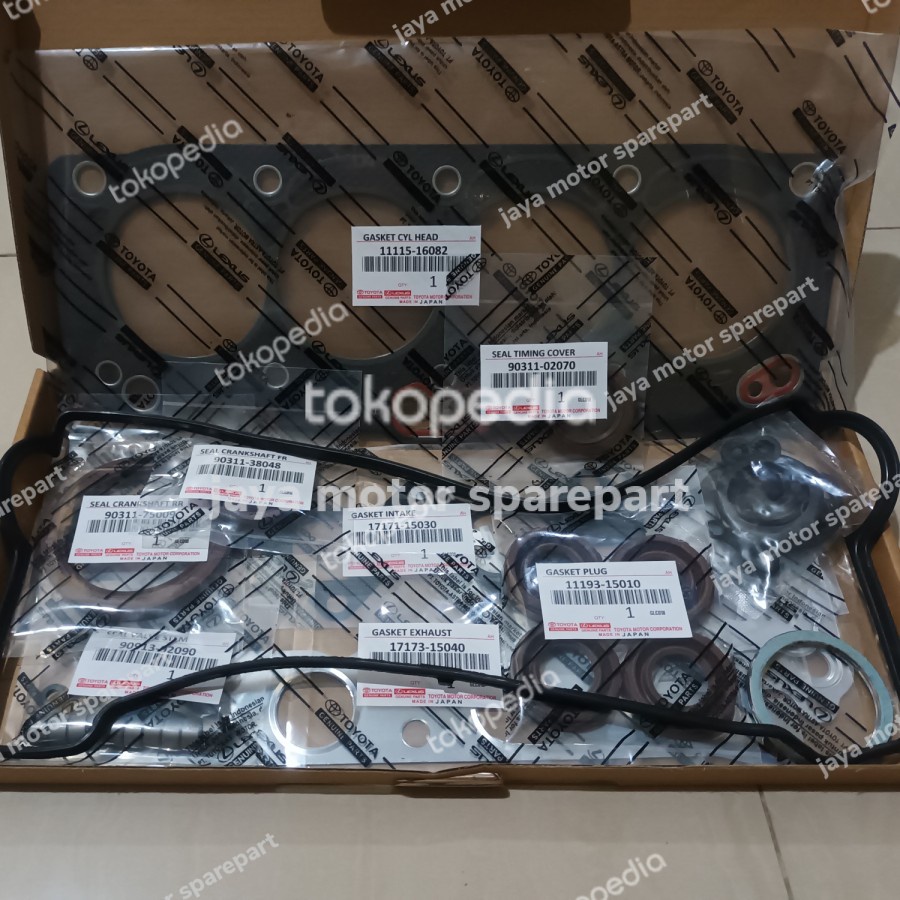 Jual PAKING SET COROLLA GREAT ORIGINAL JAPAN FULL SET PAKING FULL SET COROLLA GREAT DEKSEL SET ...