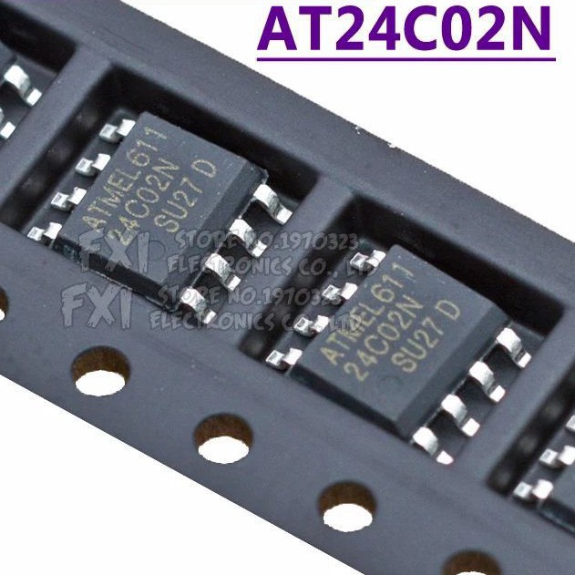 Jual AT 24C02 24C02N AT24C02 24C02 24C02B Penyimpanan Chip IC SMD SOP-8 | Shopee Indonesia