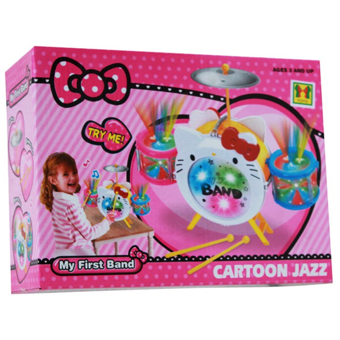 Jual MAINAN CARTOON JAZZ DRUM HELLO KITTY | Shopee Indonesia