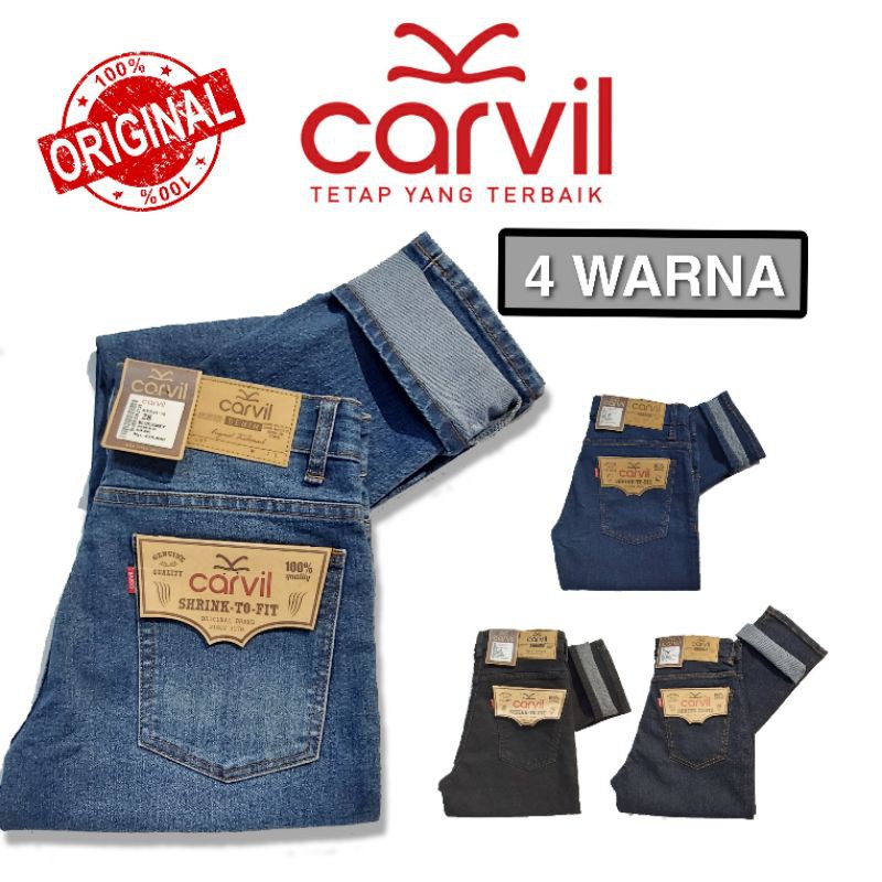Jual Carvil Jeans Slimfit Art Noubu / Celana Jeans Pria Murah ...