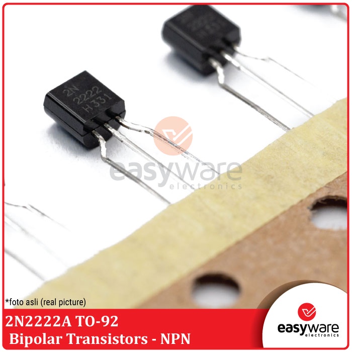 Jual Transistor NPN 2N2222 2N2222A TO-92 with paper package | Shopee ...