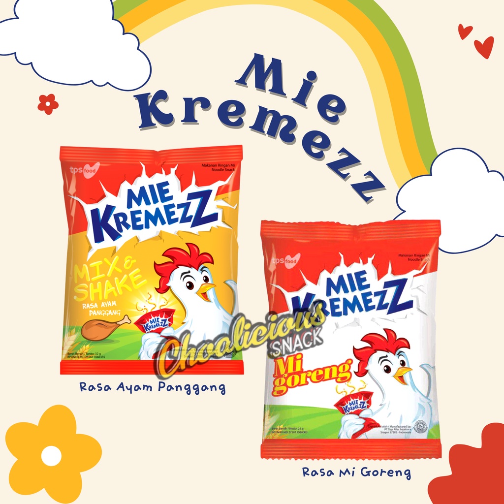 Jual MIE KREMEZZ Mie Kremes All Varian Per Sachet @18 gram | Shopee ...