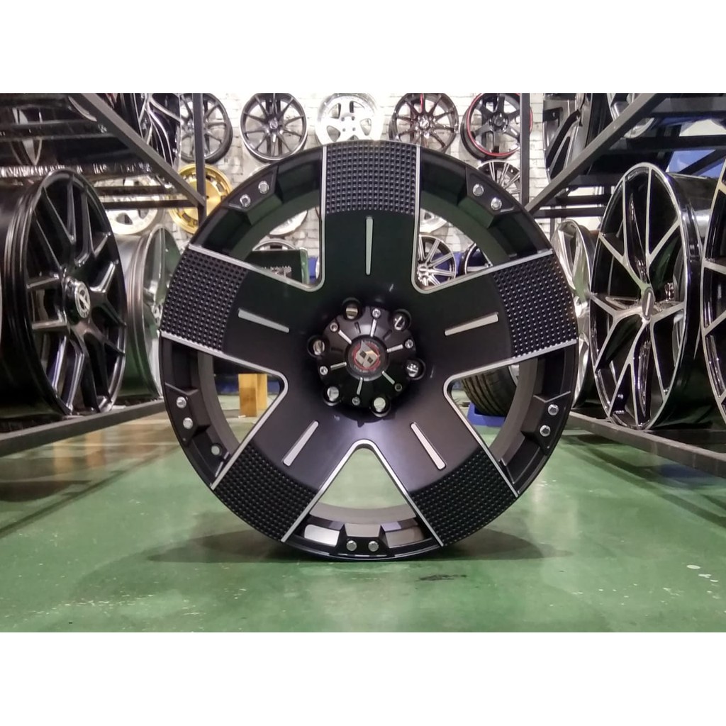 Jual Velg Mobil Offroad Ring 17 Lebar 9 Pajero Sport, Toyota Fortuner ...