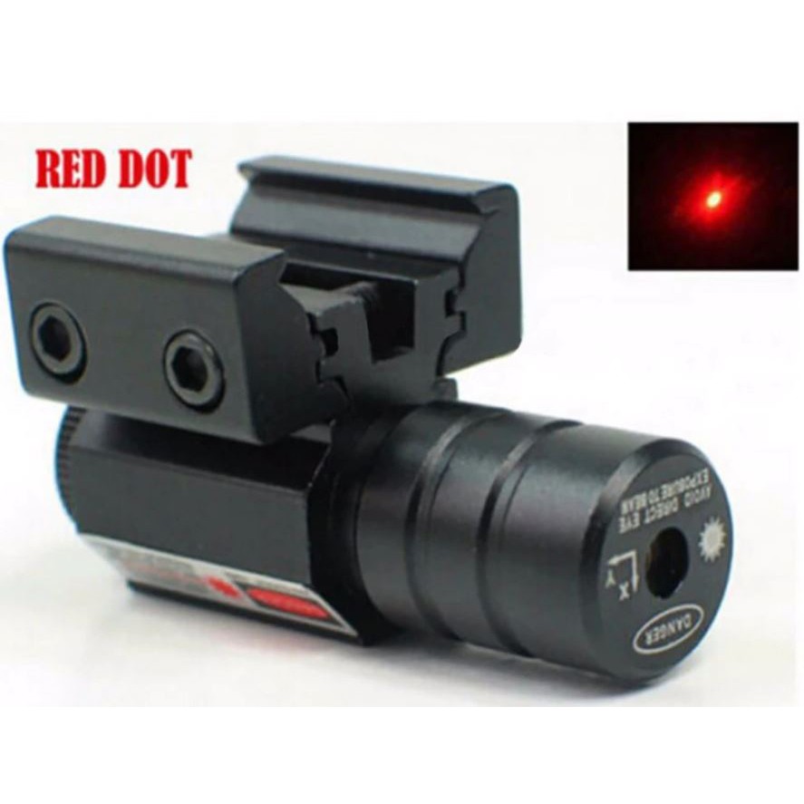 Jual TaffLED Tactical Red Dot Laser Gun Picatinny Mount Airsoft Rifle | Shopee Indonesia