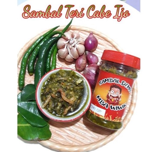 Jual SAMBAL TERI CABE IJO - Sambel Pedas / Sambal Demit Mba Wiwik ...
