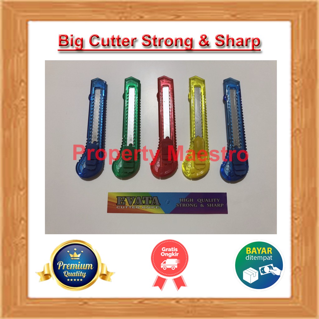 Jual Cutter Besar Original / Pisau Potong Besar / Pemotong Kertas Besar ...