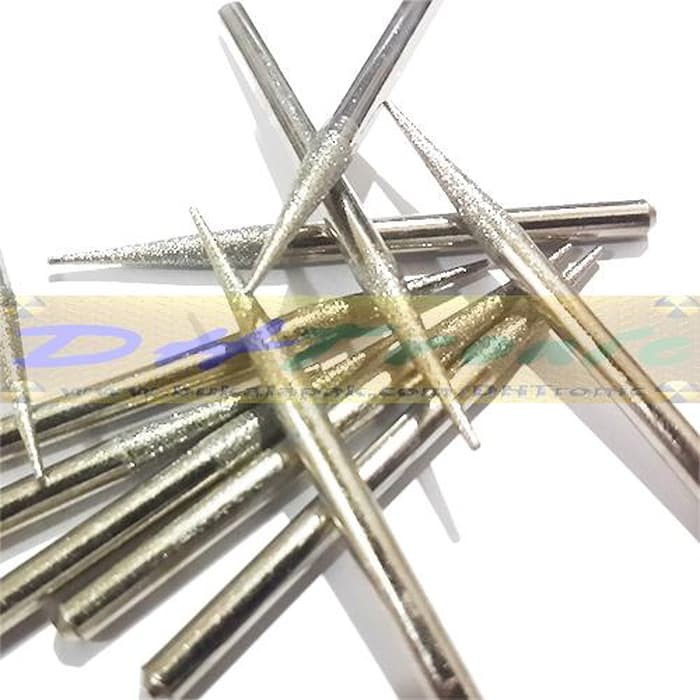 Jual Mata Grafir Tajam Bulat Oval Mancung diameter batang As 3mm 2,3mm ...