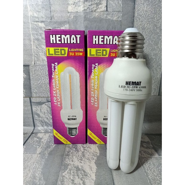 Jual Lampu Hemat LED 3U 35W Lampu PLC | Shopee Indonesia