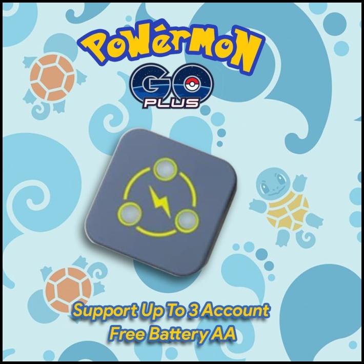 Jual Powermon Plus Pokemon Go Plus Pogo Plus Dual Mode Not Recharge ...
