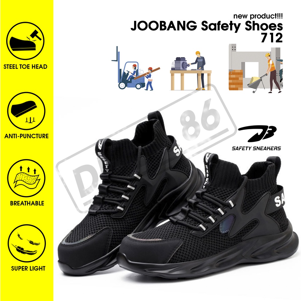 Jual Sepatu Safety JBS 712 / Sepatu Safety Sneakers Steel Head anti ...
