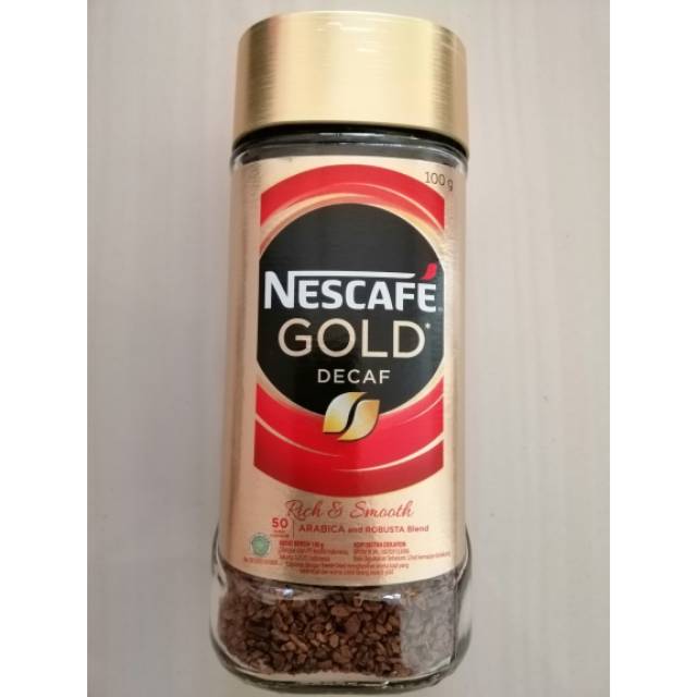 Jual Kopi Nescafe Gold Decaf - 100 gram | Shopee Indonesia