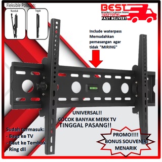 Jual FREE GIFT!! Bracket tv 21" s/d 55" Universal 21 24 32 40 42 43 50 ...