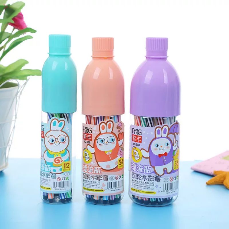 Jual Spidol 18 Warna Botol Lucu | Shopee Indonesia
