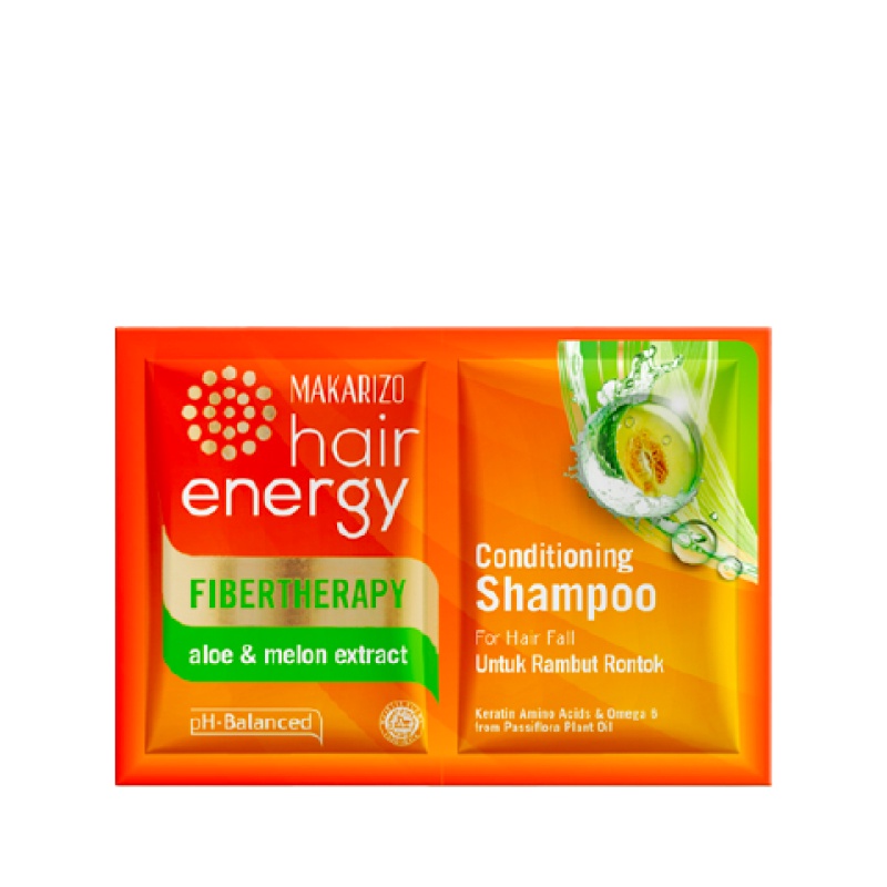 Jual Makarizo Shampoo Hair Energy Fibertherapy Conditioning Shampoo ...