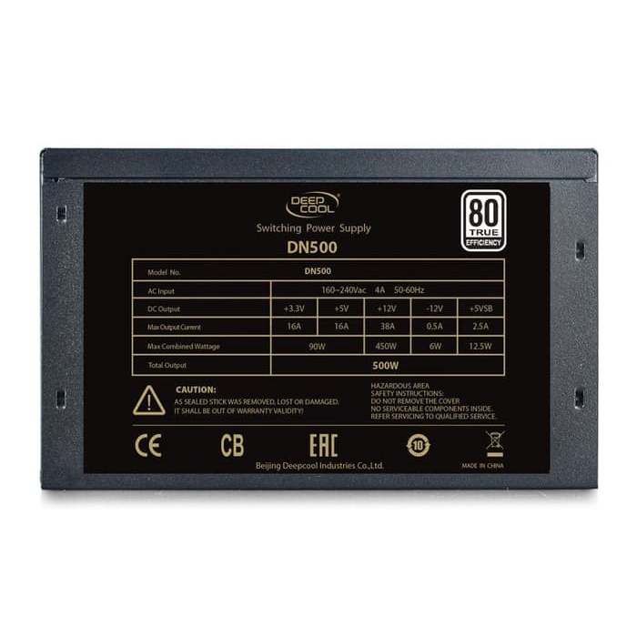 Jual FAST RESPON! Deepcool DN500 PSU ATX Power Supply 500W 500 watt 80 ...