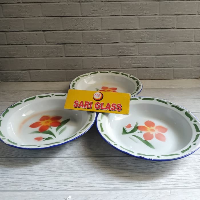 Jual Piring Seng / Piring Enamel 22cm | Shopee Indonesia