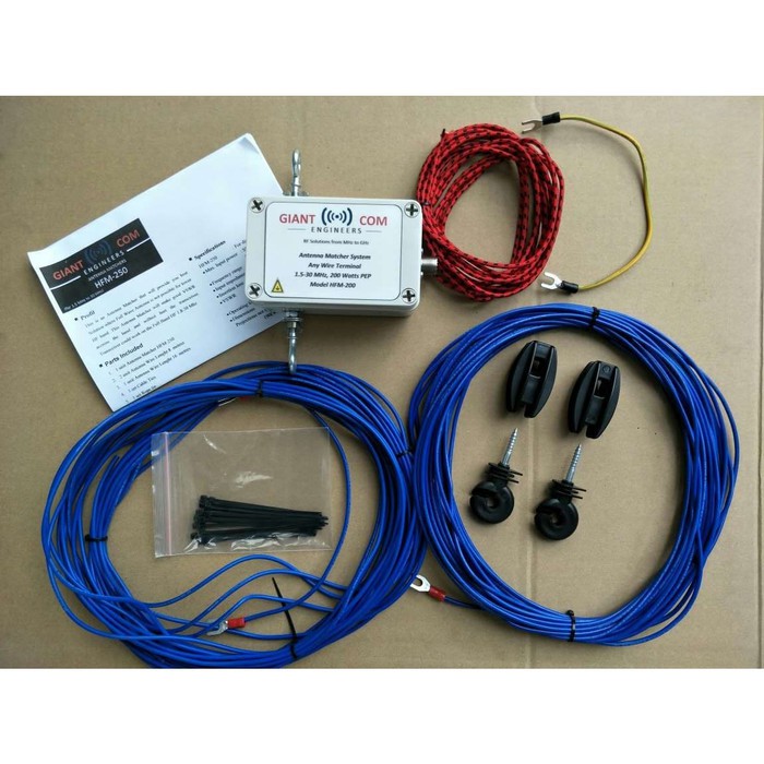 Jual HF SSB Wire Antenna Matcher 1.5-30Mhz Base Station NOT ICOM IC ...