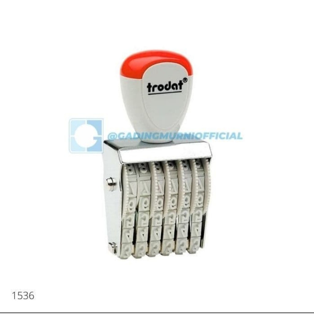 Jual TRODAT STEMPEL NUMBERING ANGKA 1536 3MM 6 DIGIT | Shopee Indonesia