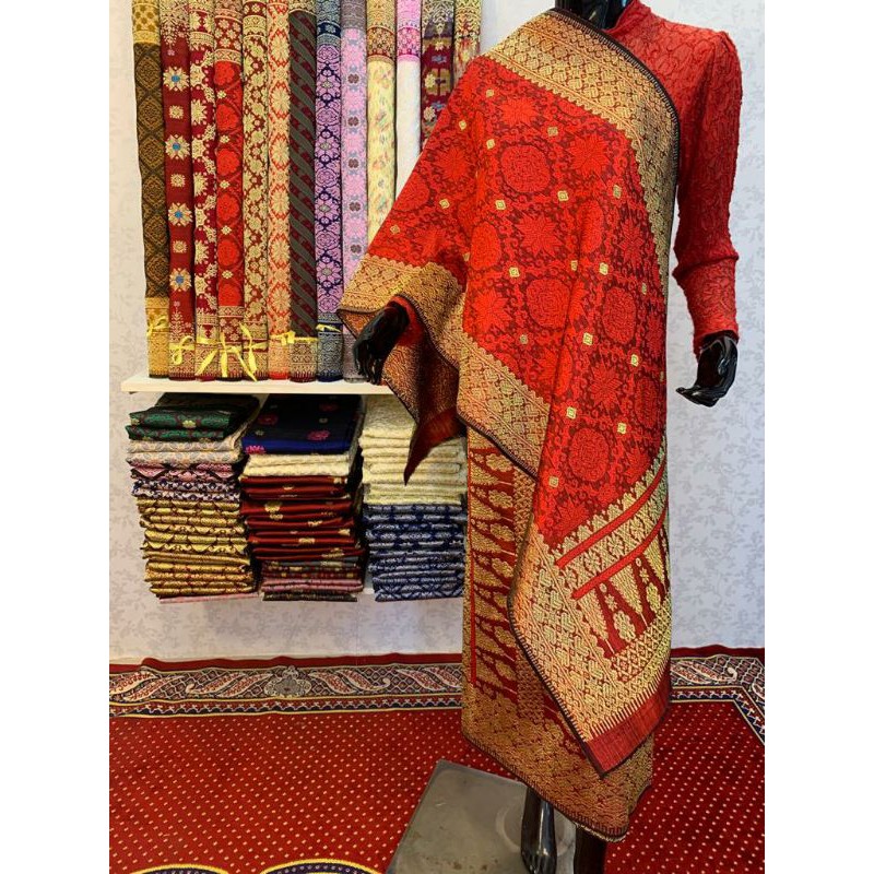 Jual SONGKET BUNGA CINA | Shopee Indonesia