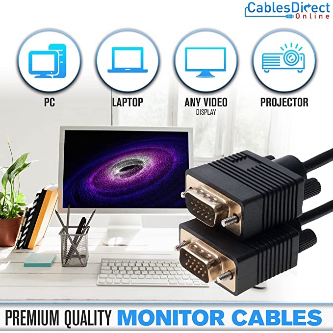 Jual KABEL VGA 30M HIGH QUALITY (GOLD PLATED) / VGA 30METER / VGA 30 M | Shopee Indonesia