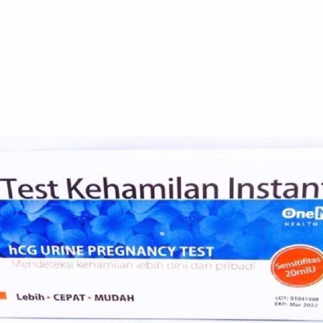Jual Tes Kehamilan Testpack OneMed Tespek One Med hCG Urine Pregnancy ...