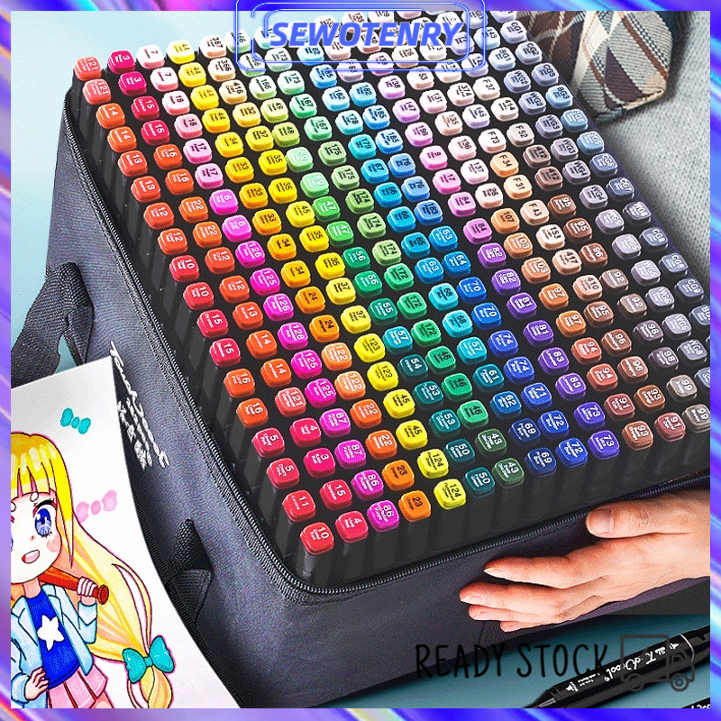 Jual 【COD】Touch 204/168/120 Warna Sketsa Spidol Umum General Marker Set ...