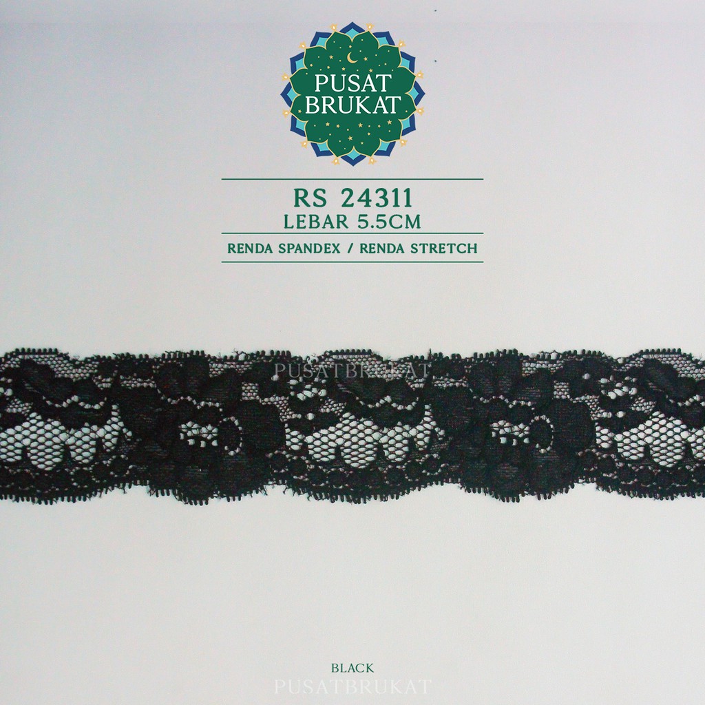 Jual KAIN RENDA AIR STRETCH / RENDA SPANDEX CINDERELLA RS24311 RENDA ...