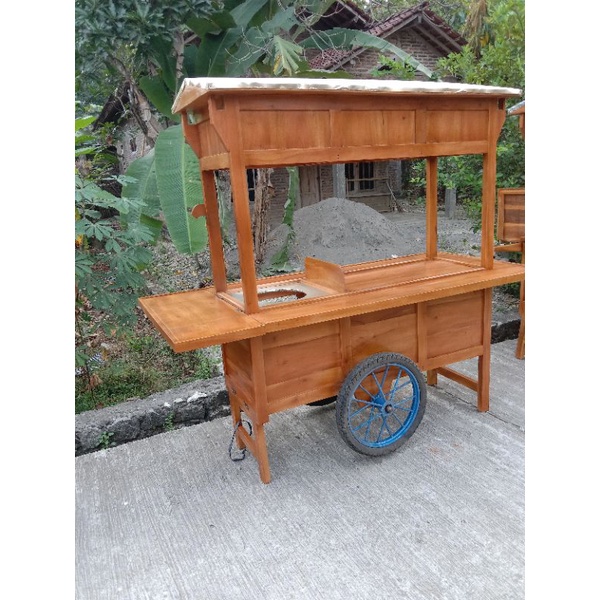 Jual Gerobak angkringan grobak kayu grobak kopi atau robang angkringan ...