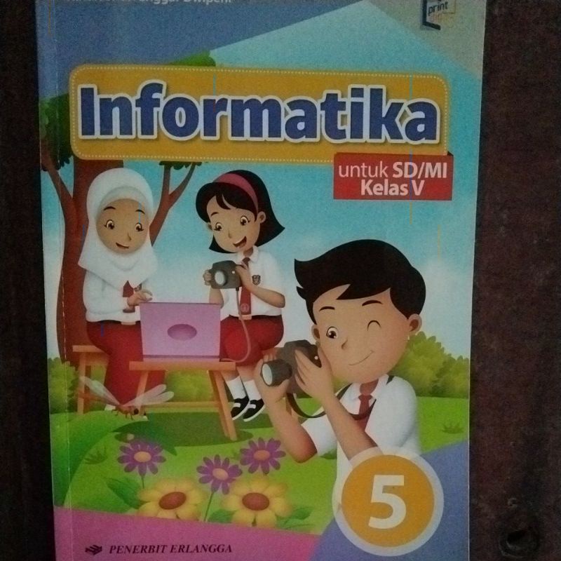 Jual informatika untuk SD MI kelas 5 penerbit Erlangga edisi revisi | Shopee Indonesia