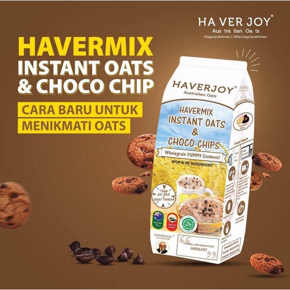 Jual Haverjoy Havermix Instant Oats & Choco Chips 1 Kg – Australian Oat ...