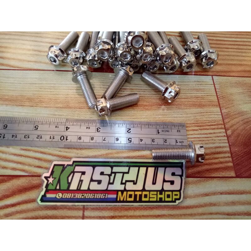 Jual baut probolt 10x30 m10x30 stainles original heng drat 14 panjang 3 ...