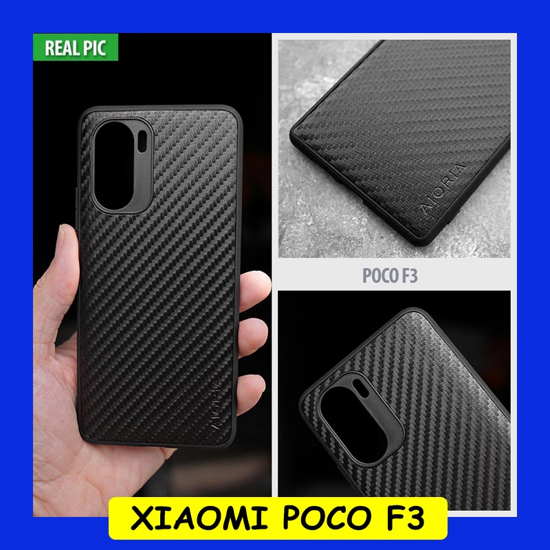 Jual Xiaomi Poco F3 - Full Carbon Fiber Hybrid Case Cover Casing ...