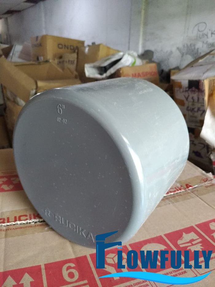 Jual CAP AW 6 inch RUCIKA DOP TUTUP POLOS TS 6" TEBAL PVC | Shopee ...