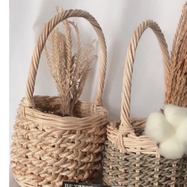 Jual Jual Keranjang Unik/Korean basket / Keranjang bunga / Keranjang ...