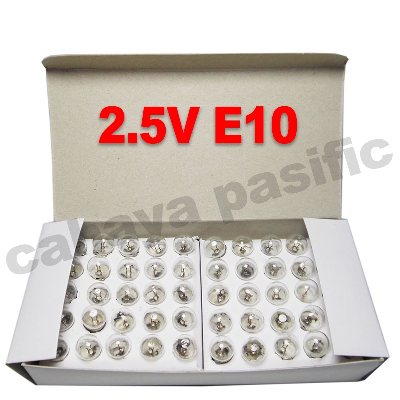 Jual Lampu Bohlam E10 Mini 2.5V - Bohlam Senter11 | Shopee Indonesia