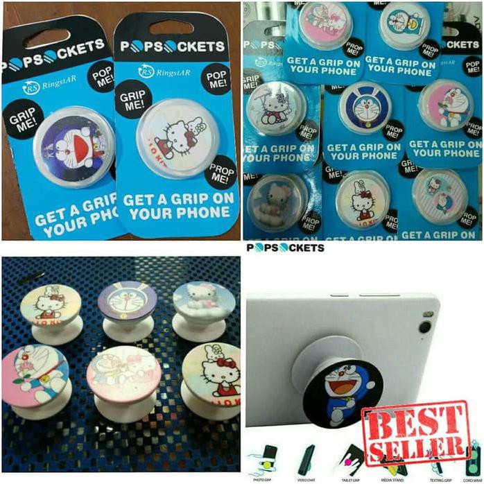Jual Popsocket Caracter Doraemon Hello Kitty Terkini | Shopee Indonesia