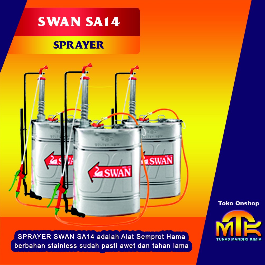 Jual SPRAYER SWAN SA14 Mesin Penyemprot Hama Manual Berbahan Stainless ...