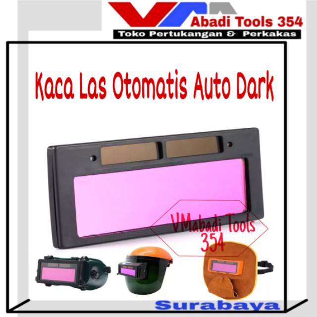 Jual Kaca Las Otomatis Auto Dark / kacamata las otomatis gelap | Shopee ...