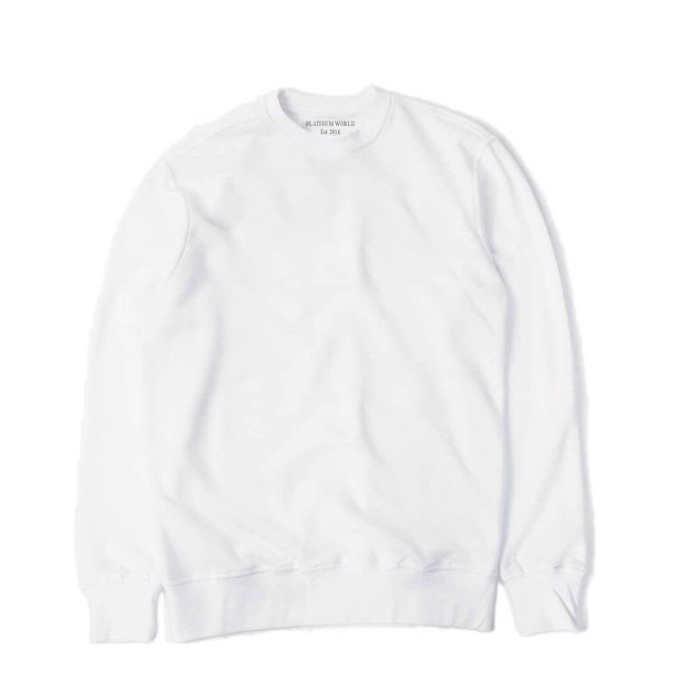 Jual CREWNECK SWEATSHIRT POLOS BASIC PRIA - WANITA // SWEATER POLOS ...