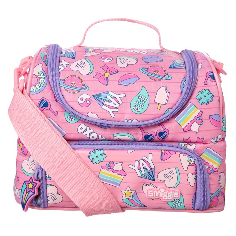 Jual Smiggle Poppin Double Strap Lunch Box | Shopee Indonesia