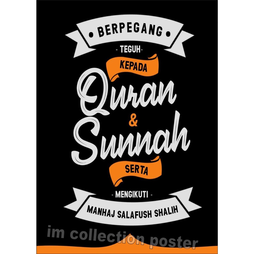 Jual POSTER IM COLLECTION APS, BERKAH POSTER // POSTER KATA //POSTER ...