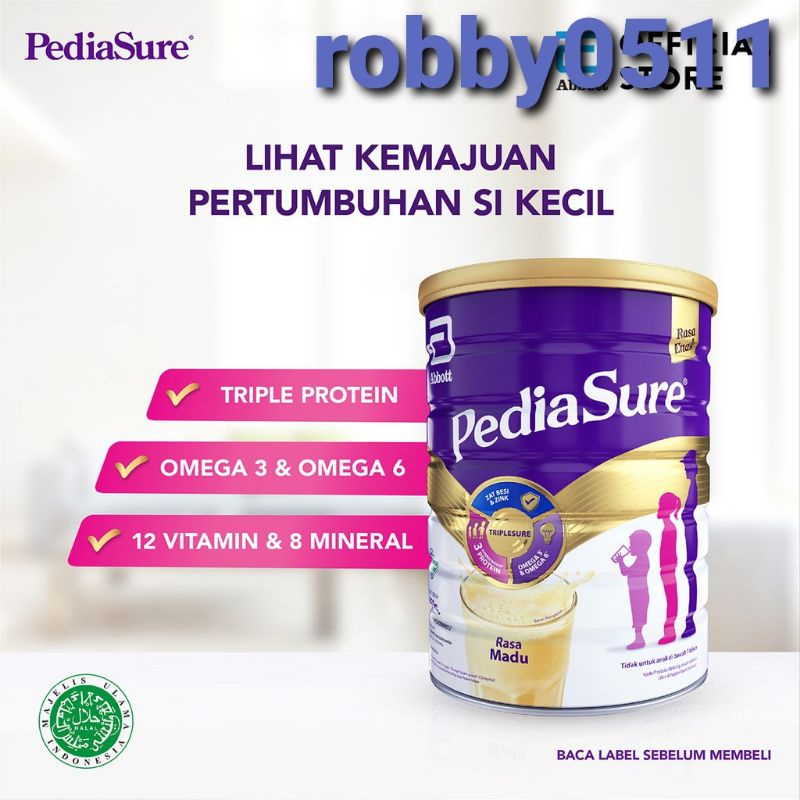 Jual PEDIASURE TRIPLESURE VANILA MADU 850gr SUSU FORMULA | Shopee Indonesia