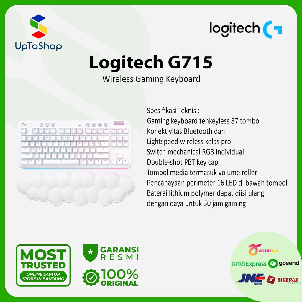 Jual Logitech G715 Wireless Gaming Keyboard | Shopee Indonesia