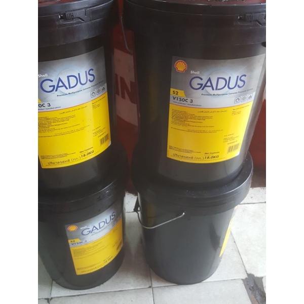 Jual Gemuk Stempet RED Alvania Grease merah Shell Gadus S2 V150 C 3 ...