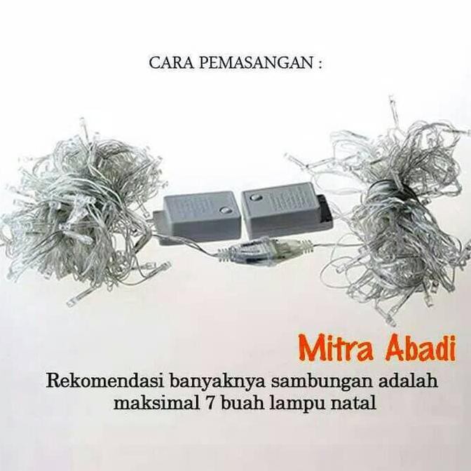 Jual Lampu Natal Hias Tumblr Led 10 Meter + Colokan Sambung + Packing ...