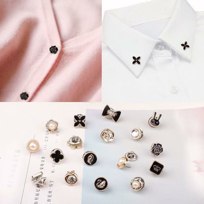 Jual COD 10 Pcs Pin Kancing Baju Accidental Pin Cantik Versi Korea ...