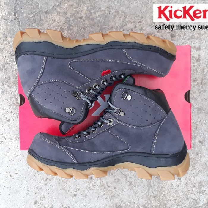 Jual Langsung Order sepatu kulit kickers boot safety ujung besi ...